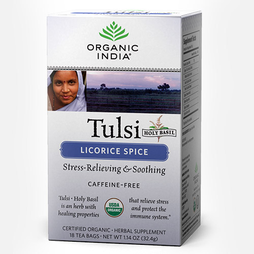 Tulsi Licorice Spice Tea - Zakje (Organic India) - Ayurveda bij het ...